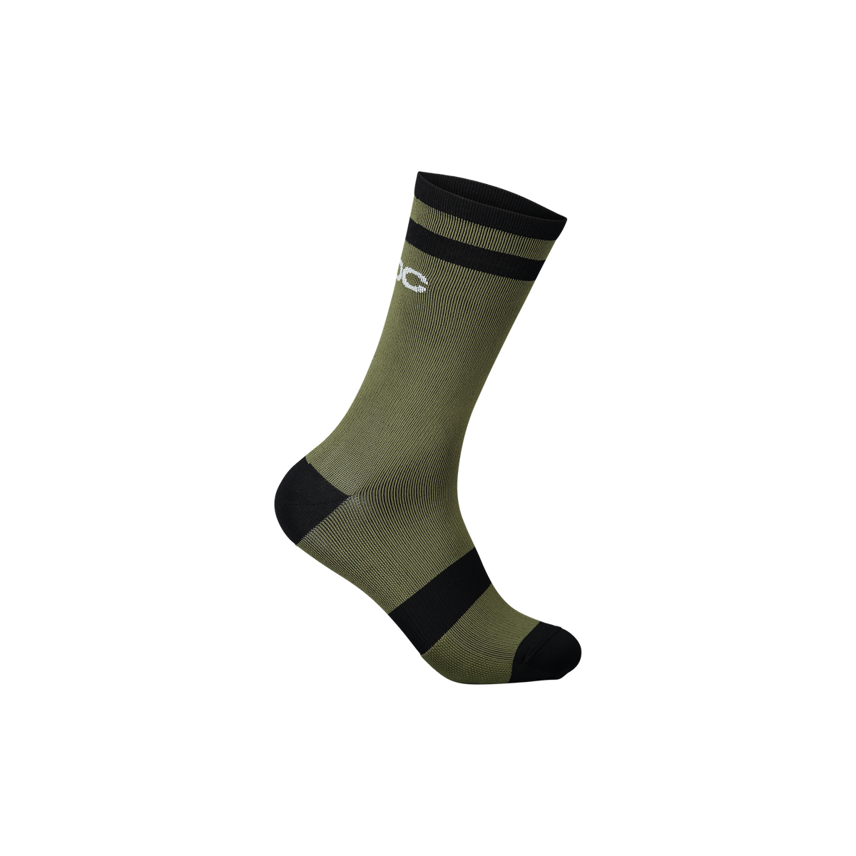 POC Lure MTB Sock Long Epidote Green/Uranium Black – Cycleways NZ